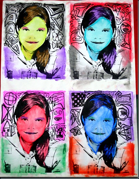 smART Class: 5th Grade Self Portraits